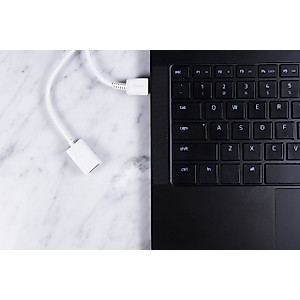 Philips 6ft. (1.8m) USB 2.0 Charging Extension Cable, USB-A Male to USB-A Female Extender, Sleek White Finish, High Speed, Works with Windows 7+ and Mac, Works With Andriod and iOS Devices SWU2801N/27