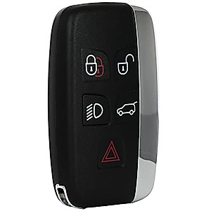 SCITOO Key Fob Shells Case * 1 PCS Replacement for Land Rover for LR2 for LR4 or Range Rover for Range Rover Evoque for Range Rover Sport 2012-2017 KOBJTF10A LR078921 LR050787