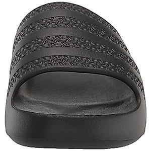 adidas Originals Women's Adilette Slide Sandal, Core Black/Cloud White/Core Black (Ayoon), 6