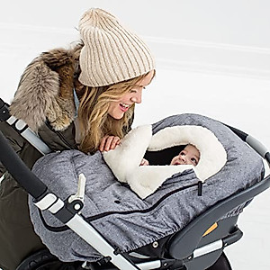 Skip Hop Winter Car Seat Cover, Stroll & Go, Heather Grey