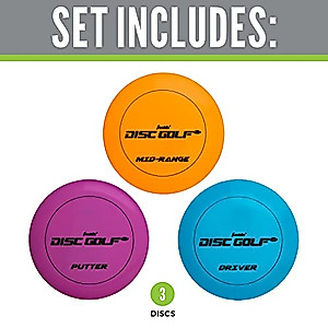 Franklin Sports unisex adult Orange/Blue/Pink ultimate flying discs, Mid-Range, Putter Discs Included - All Ages US