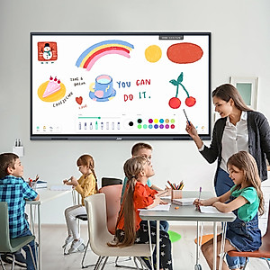 JAV Smart Board 55" Smartboard Interactive Whiteboard for Office, Digital Interactive White Board Electronic Smartboards for Classroom (Wall Mount Included)