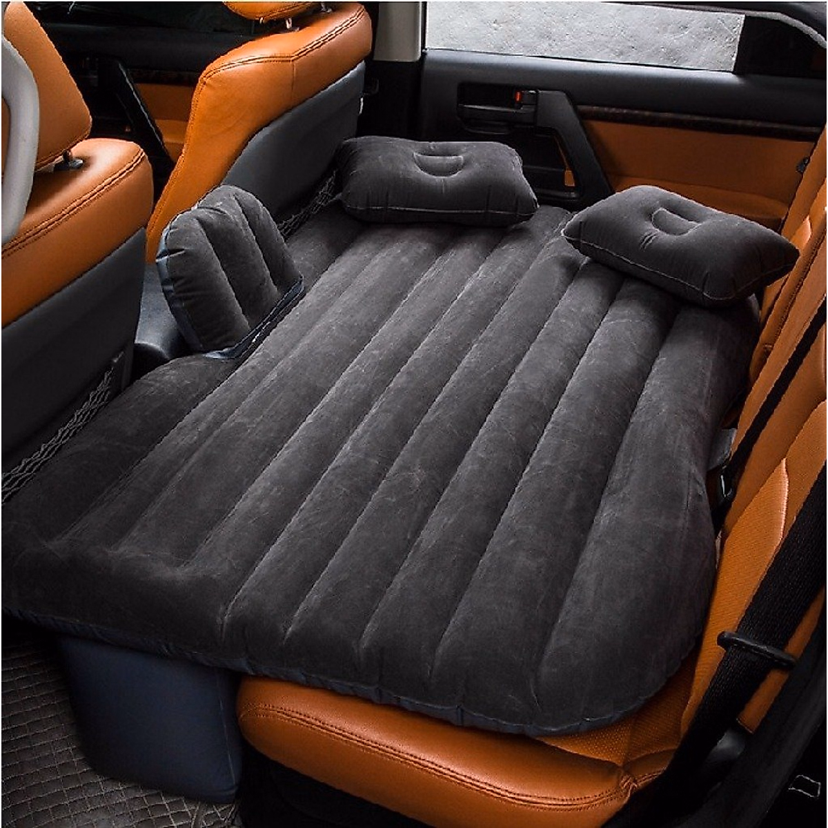 FBSPORT Bed Car Mattress Camping for Sleeping Travel Inflatable Air Universal SUV Extended Couch with Two Pillows