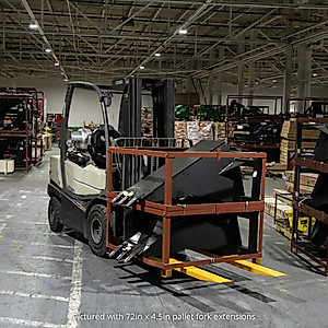Titan Attachments Pallet Fork Extensions for Forklifts and Loaders, 84" x 4.5"