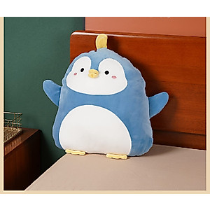 COSGOO 17.7 Inch Soft Blue Penguin Plush Hugging Pillow Cute Penguin Stuffed Animal Plushies Penguin Doll Toy Kids Stuffed Animals Penguin Plush Toys for Birthday, Valentine, Christmas or Daily