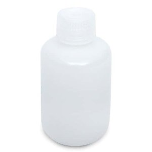 Cole-Parmer Essentials Narrow-Mouth Plastic Bottle, HDPE, 125mL (4oz); 12/PK