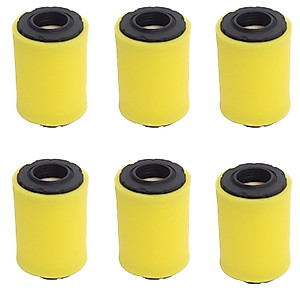 591334 Air Filter for Compatible with Briggs and Stratton with Pre Filter 796031 MIU1303 GY21435 MIU13963 94201 591334 796031(Pack of 6)