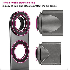 Chuancheng Hair Dryer Holder Bracket for Dyson Supersonic HD01/02/03 Accessory, Magnetic Power Plug Organizer, Aluminum Alloy Stand for Bathroom Tool