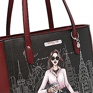 Nicole Lee Career Woman 3 Piece Set (Shopper, Mini Boston, Pouch)