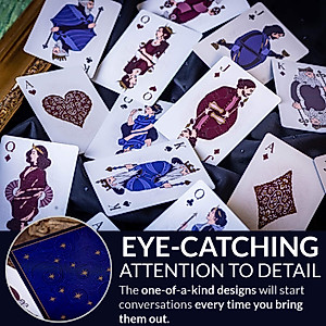 Starry Night Playing Cards | Unique Playing Cards Themed w/Eye Catching Design | Complete Deck of Cards w/Standard Playing Cards | Cool Playing Cards for Adults or Kids | Card Deck w/Free eBook