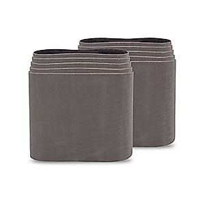 C.S. Unitec | PTX TZ Pyramid Sleeve | A65/280 Grit Closed Grinder Tool Belt | 3-1/2" Diameter x 4" Wide (Pack of 10)