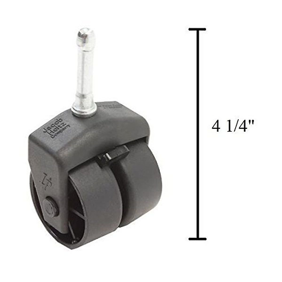 Leggett & Platt Replacement Wheels / Casters with Socket Sleeves - Set of 4