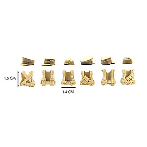 MAGMA BRICK War Equipment, Sandbag and Weapon in World War II Compatible Building Block Figures