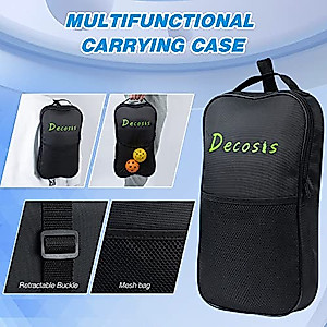 Decosis Pickleball Paddles Set of 2, USAPA Approved Pickleball Set, Lightweight Fiberglass Surface Pickleball Raquettes with 2 Indoors & 2 Outdoors Balls, Portable Carry Bag, Gifts for Men & Women