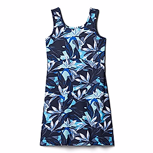 Columbia Youth Girls Freezer Dress II, Atoll Hidden Paradise, Large