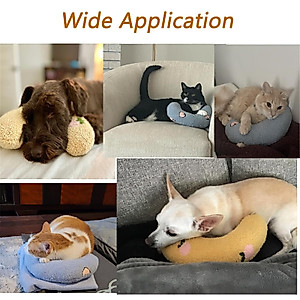 yoiar Cutated Cat Calming Pillow, Cutated Dog Calming Pillow, Cutated Pillow, Cutated Dog Neck Pillow, The Calming Pillow for Dogs Cutated, Cutated Calming Pillow for Cats (Yellow)