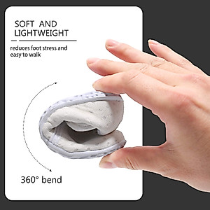 FEETCITY Water Shoes Quick Dry Barefoot Aqua Socks Swim Surf Pool Beach Yoga Shoe for Baby Boys and Girls White 12-18 Months Infant