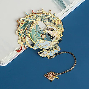 Metal Bookmarks Fox Bookmark Exquisite Suzaku Book Markers Anime Bookmark Gold Cutout Bookmark Cool Reading Book Lovers Gifts for Readers Girls Women Boys Kids Men Best Friend Whale Jump