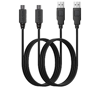 2 Pack USB Power Charging Cable Compatible with Bose QC35 QuietComfort 35 Series II Wireless, SoundSport Free Wireless in-Ear Headphones, SoundLink Around-Ear Wireless Headphones II.