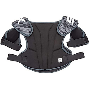 STX Lacrosse Stallion 75 Shoulder Pad, Black, Medium