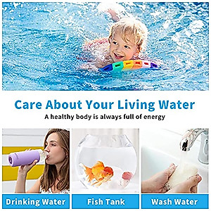 SuperCheck 5-in-1 Test Strips for Testing Chemicals Content in Pool and Spa, 6 Parameters, 100 Count, Swimming Water Test Kits for Hardness, Chlorine, Bromine, pH and Alkalinity, Pool Water Tester