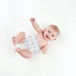 Healifty 3Pcs Baby Umbilical Hernia Belt Baby Belly Button Cord Band Infant Belly Wrap Adjustable Navel Belly Band Sky- Blue