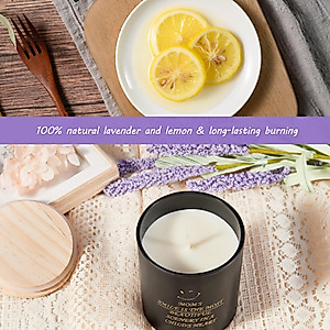 Christmas Gifts for Mom from Daughter Son,Unique Birthday Gifts Ideas for Mom, Lemon Lavender Scented Candles Gifts for Thanksgiving, Best mom Gifts from Daughter,Funny Candles Gifts for Mama