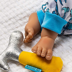 Paradise Galleries Realistic Reborn Newborn Black Baby Boy Doll - 20'' Lifelike Curly Rooted Hair Baby Doll Wonderfully Made 8-Piece Gift Set for Ages 3+