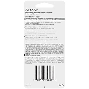 Almay Smart Shade Concealer, Hypoallergenic, Cruelty Free, Oil Free, -Fragrance Free, Dermatologist Tested