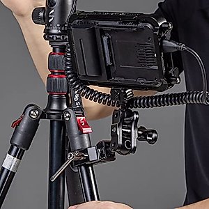 SmallRig Quick Release Ballhead Magic Arm 360° Rotation Articulating Magic Arm with 1/4" Screw, Drop-in HawkLock Camera Clamp for Field Monitor, Camera, Light, Max Load of 5kg, Aluminum Alloy - 3515B