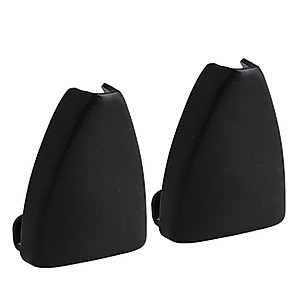 Yibuy 4.3x2.5x3.3cm Black Iron Triangle Drum Claw Hook without Tension Rods 7mm Hole Drum Part Percssion Accessory Pack of 10