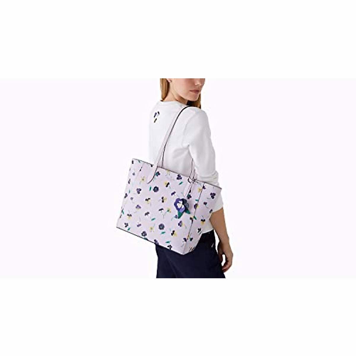 Kate Spade New York Large Dana Shoulder Tote (Pansy Multi)