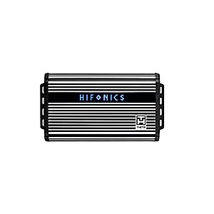 Hifonics ZTH-1425.4D Zeus Theta Compact Full Range 4 Channel Car Audio Amplifier (Silver) – Class D Amp, 1400-Watt, Onboard Electronic Crossover, Built-in Bass Control, Bridgeable