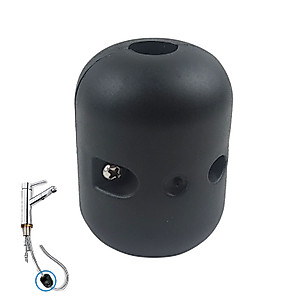 Proshopping 14.8oz/420g Kitchen Pull Down Faucet Hose Weight Ball, Basin Sink Pull Out Sprayer Gravity Heavy Ball, Faucet Weight Replacement Part Accessories -for Dia. 12MM &14MM Hose Universal, Black