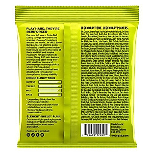 Ernie Ball Regular Slinky RPS Nickel Wound Electric Guitar Strings - 10-46 Gauge