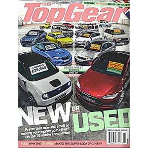 BBC TOPGEAR MAGAZINE, NEW OR USED * FEBRUARY, 2020 * ISSUE, 331 * PRINTED IN UK * (PLEASE NOTE: ALL THESE MAGAZINES ARE PET & SMOKE FREE MAGAZINES. NO ADDRESS LABEL. (SINGLE ISSUE MAGAZINE.)
