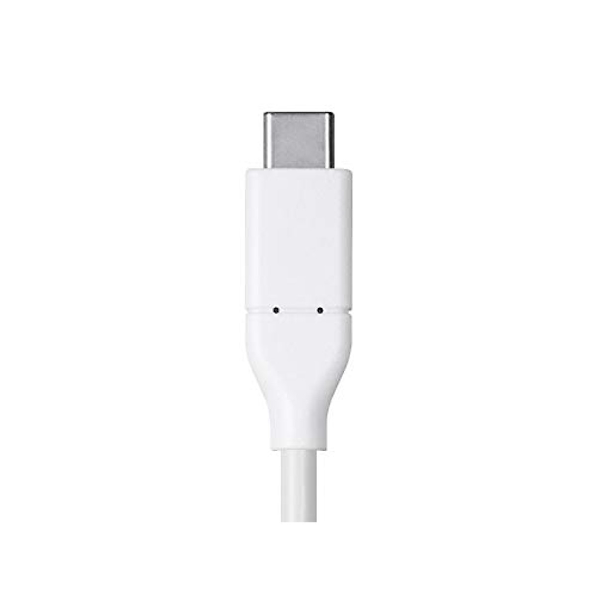 Monoprice USB & Lightning Cable - 0.5 Meter - White | 2.0 USB-C to USB-C 3A 480 Mbps - Select Series