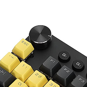 Mechanical Keyboard, N‑Key Rollover Suspension Keycap 104 Keys Ergonomic Mechanical Gaming Keyboard, for Computer Notebook PC Gamers