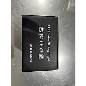 lychee Solar Rope Lights Outdoor 16.5ft 50LED Waterproof Solar Power String w/Light Outdoor Rope Lights Ideal for Home Garden Party Wedding Decoration (White)