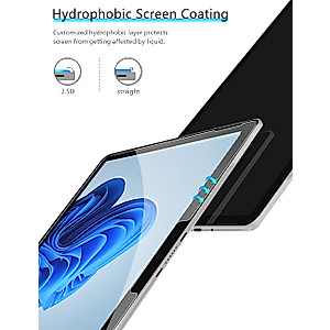 OMOTON 2 Pack Screen Protector for Microsoft Surface Go 4 / Surface Go 3/ Surface Go 2 / Surface Go(10.5 inch, 2023/2021/2020/2018), Tempered Glass/Case Friendly/Surface Pen Compatible