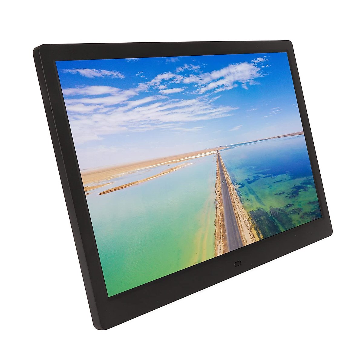 Digital Photo Album, 100‑240 V USB Interface Large Storage Digital Photo Frame Multiformat Playback for Images (US Plug)