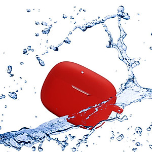 Silicone Case for JBL Vibe 200 TWS - True Wireless in-Ear Headphones , Protective Silicone with Keychain for JBL Vibe 200 TWS (Black)