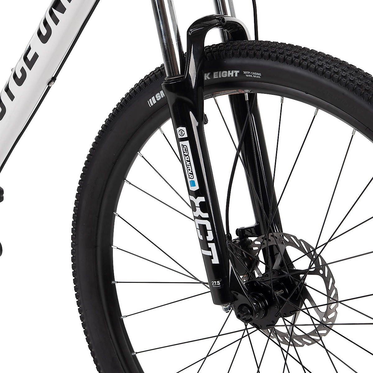 ROYCE UNION RCF Lightweight Carbon Mountain Bike, Gloss White, 27.5 inch Wheels / 16.5 inch Frame