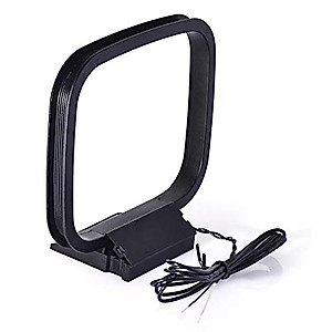 Bingfu AM Loop Antenna with 2 Pin Bare Wire Compatible with Pioneer Onkyo Yamaha Marantz Pyle Indoor Radio Bluetooth Home Stereo Receiver AV Audio Video Home Theater Receiver Power System