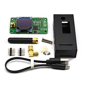 AURSINC MMDVM Hotspot Board (V1.5.2) + Antenna + OLED Display Aluminium Case Support UHF C4FM YSF NXDN DSTAR P25 DMR Fully Assembled and Tested (Raspberry pi not Included)
