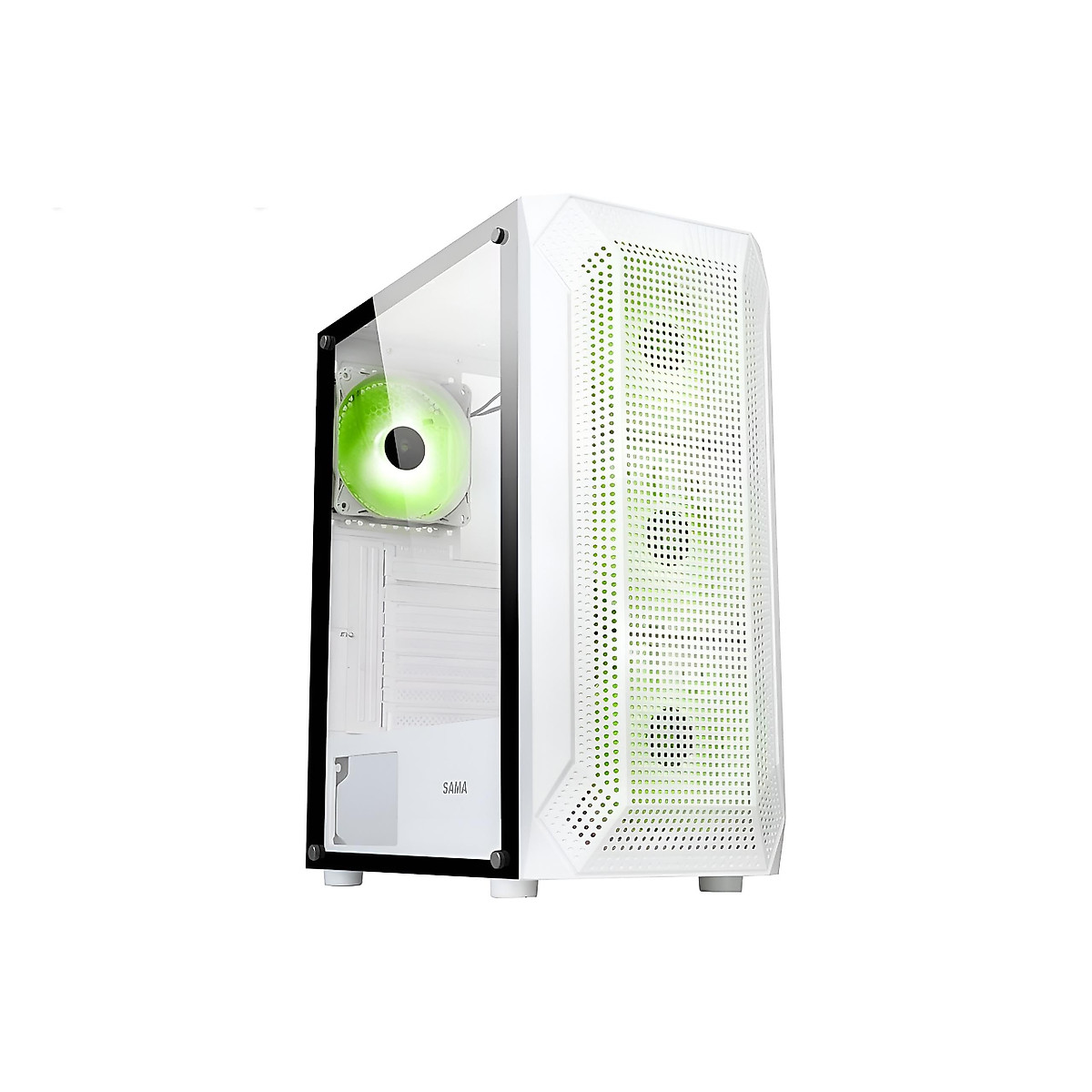 Fast Gaming Computer Desktop Gaming PC RGB AMD Ryzen 7 5700G 16 Core CPU Threads 4.6 GHz with AMD Radeon Graphics 16GB DDR4 1TB SSD Windows 10, White