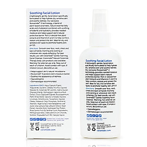 Ceramedx – Soothing Facial Lotion | Natural Ceramide Lotion for Dry, Sensitive Skin | Cruelty Free, Vegan & Fragrance Free | 4 fl oz