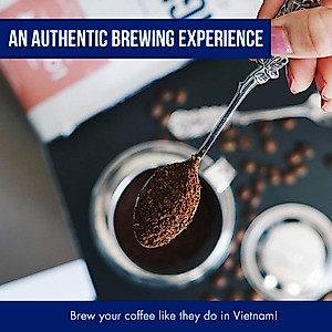 Nguyen Coffee Supply - Original Phin Filter: Stainless Steel 12oz Chamber 4.375 inch plate Diameter, Perfect Cup of Phin Drip Coffee in 7 minutes [12 oz]