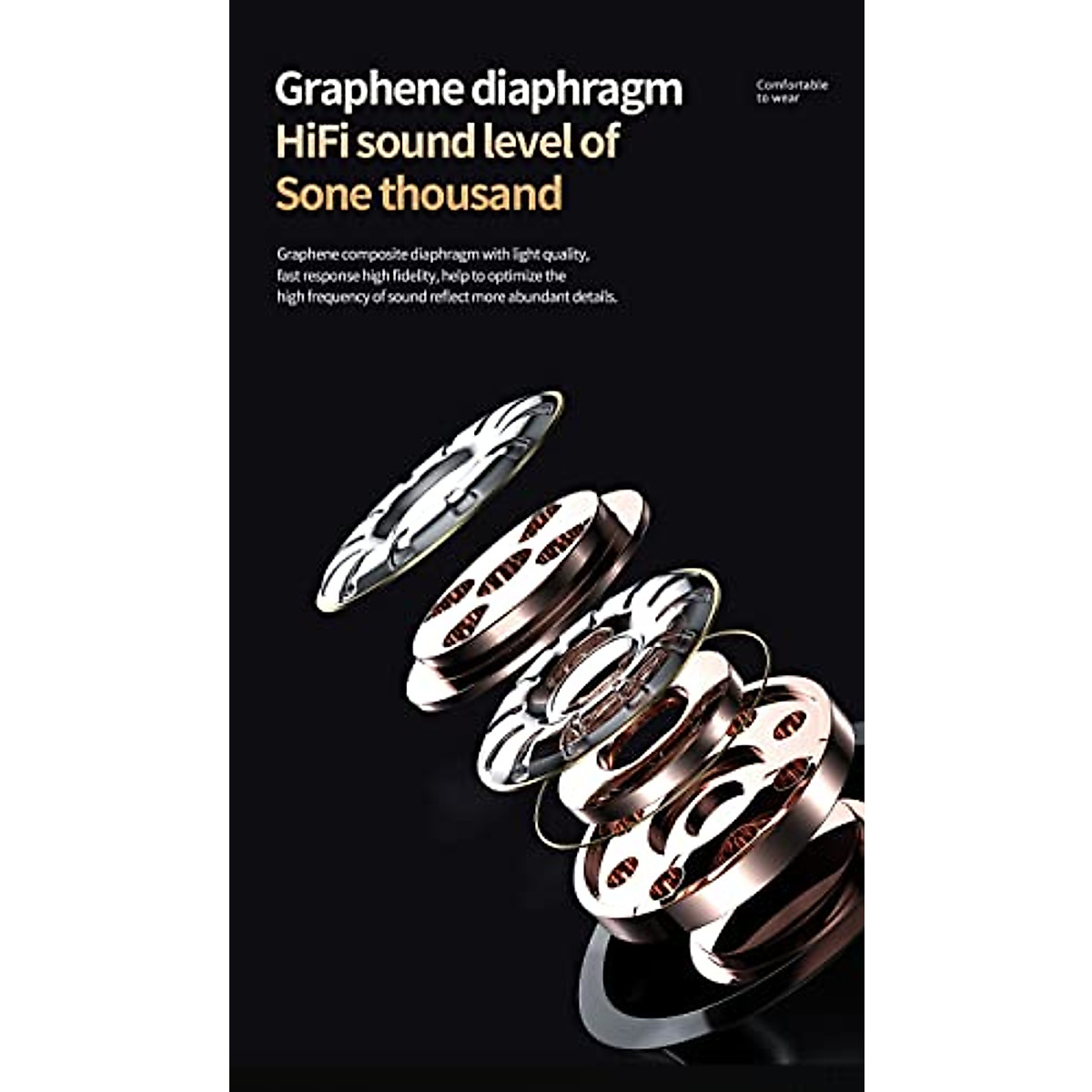 VOLT+ Plus TECH Wireless V5.3 LED Pro Earbuds Compatible with Vivo X90 Pro IPX3 Water & Sweatproof/Noise Reduction & Quad Mic(Black)