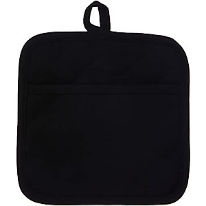 Starfrit 8" Silicone/Cotton Pot Holder/Trivet, Red